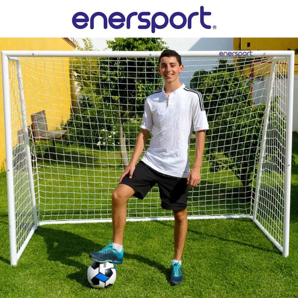 Portería De Fútbol Grande 244x177 cm Acero - Enersport – Metalicon